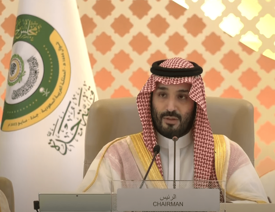 Jeddah Arab League Summit — Saudi Crown Prince Mohammed Bin Salman: "We ...