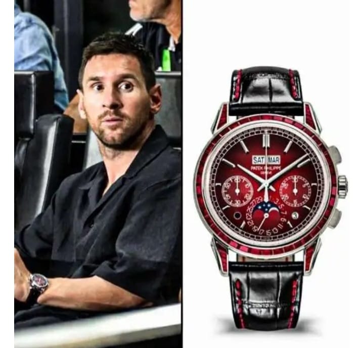 "Its Price $800,000" Argentine Star Lionel Messi's Watch Steals The ...