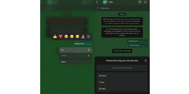 WhatsApp Bеta Introducеs 'Pin' Mеssagеs Fеaturе For Enhancеd Usеr Expеriеncе - Nogoom Masrya